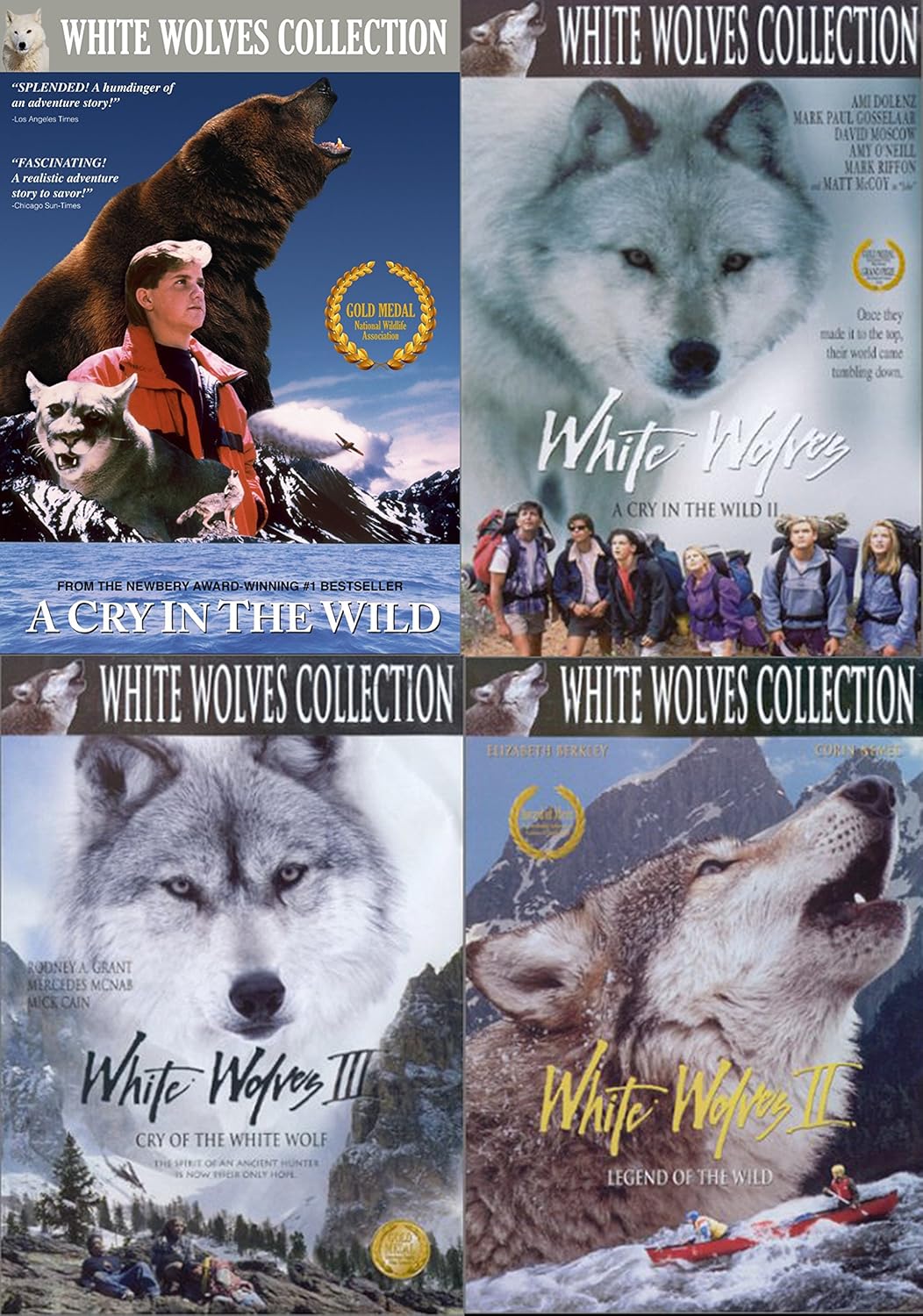 Amazon.com: The White Wolves Collection 4-DVD Set (A Cry in the Wild ...