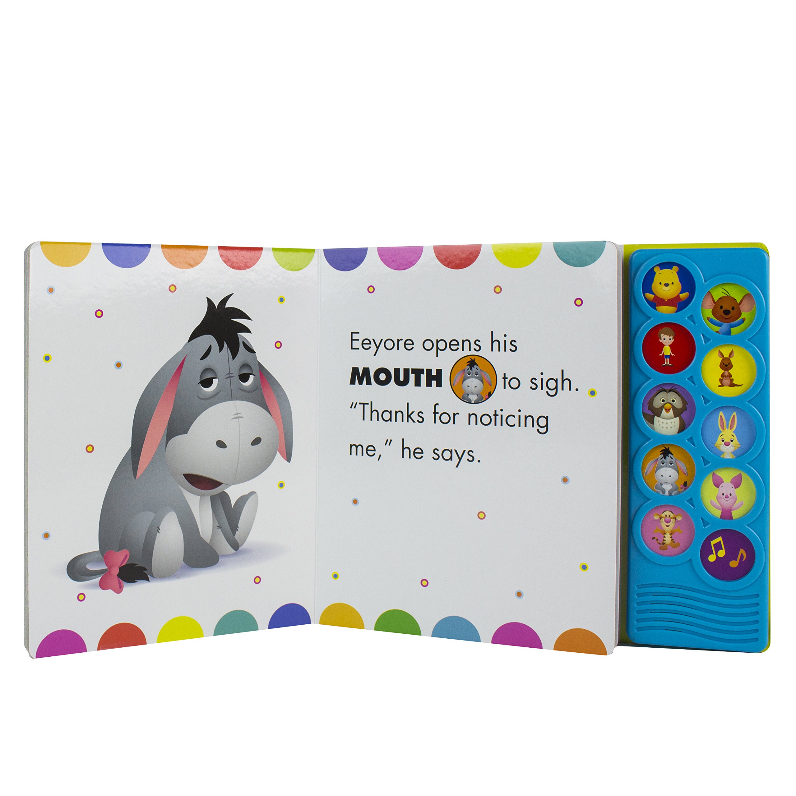 Disney Baby Winnie the Pooh - Head to Toe! 10-Button Sound Book - PI ...