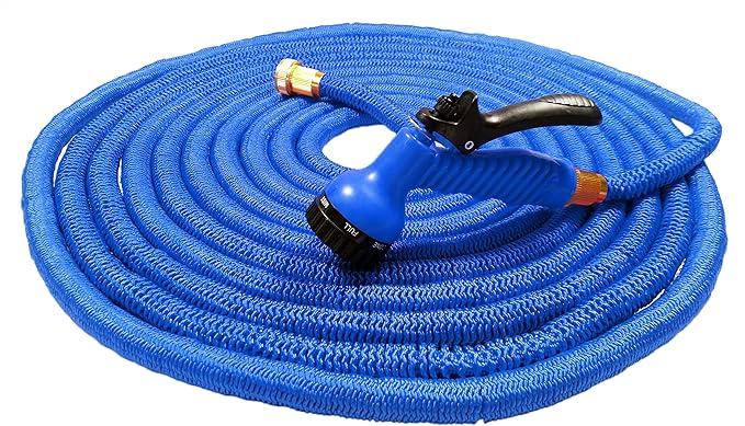 100ft Expanding Garden Hose is the Latest Generation Blue Super Hose ...
