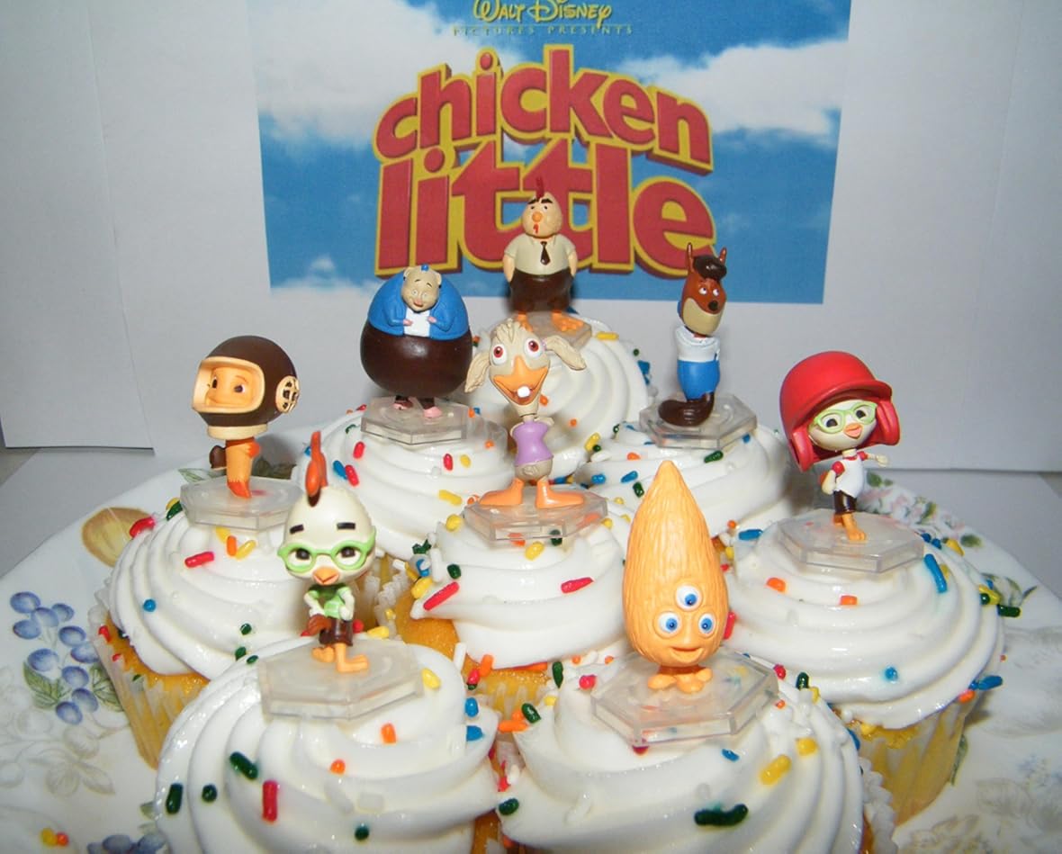 Disney Chicken Little Movie Deluxe Mini Cake Toppers Cupcake ...