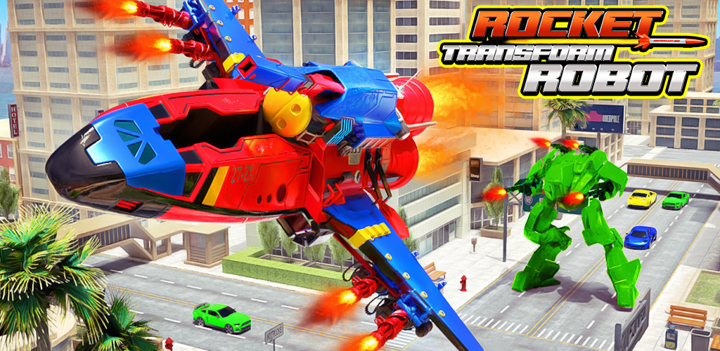 Amazon.com: Flying Robot Rocket Transform Robot Shooting Games : Apps ...
