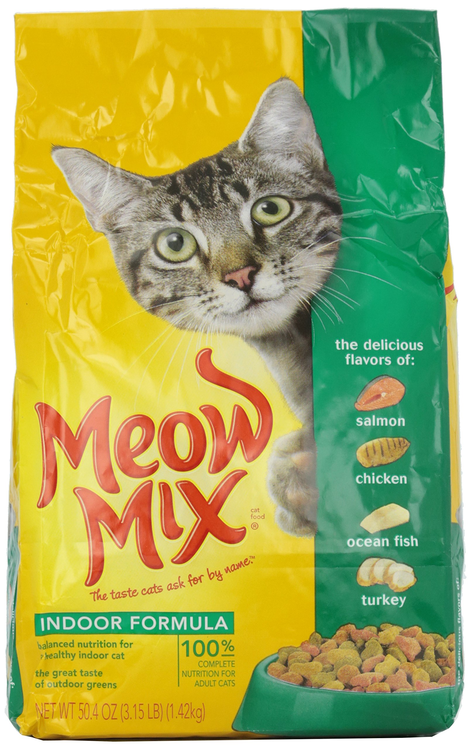Meow Mix Cat Food, Hairball Control, 3.15 lb: Amazon.com: Grocery ...