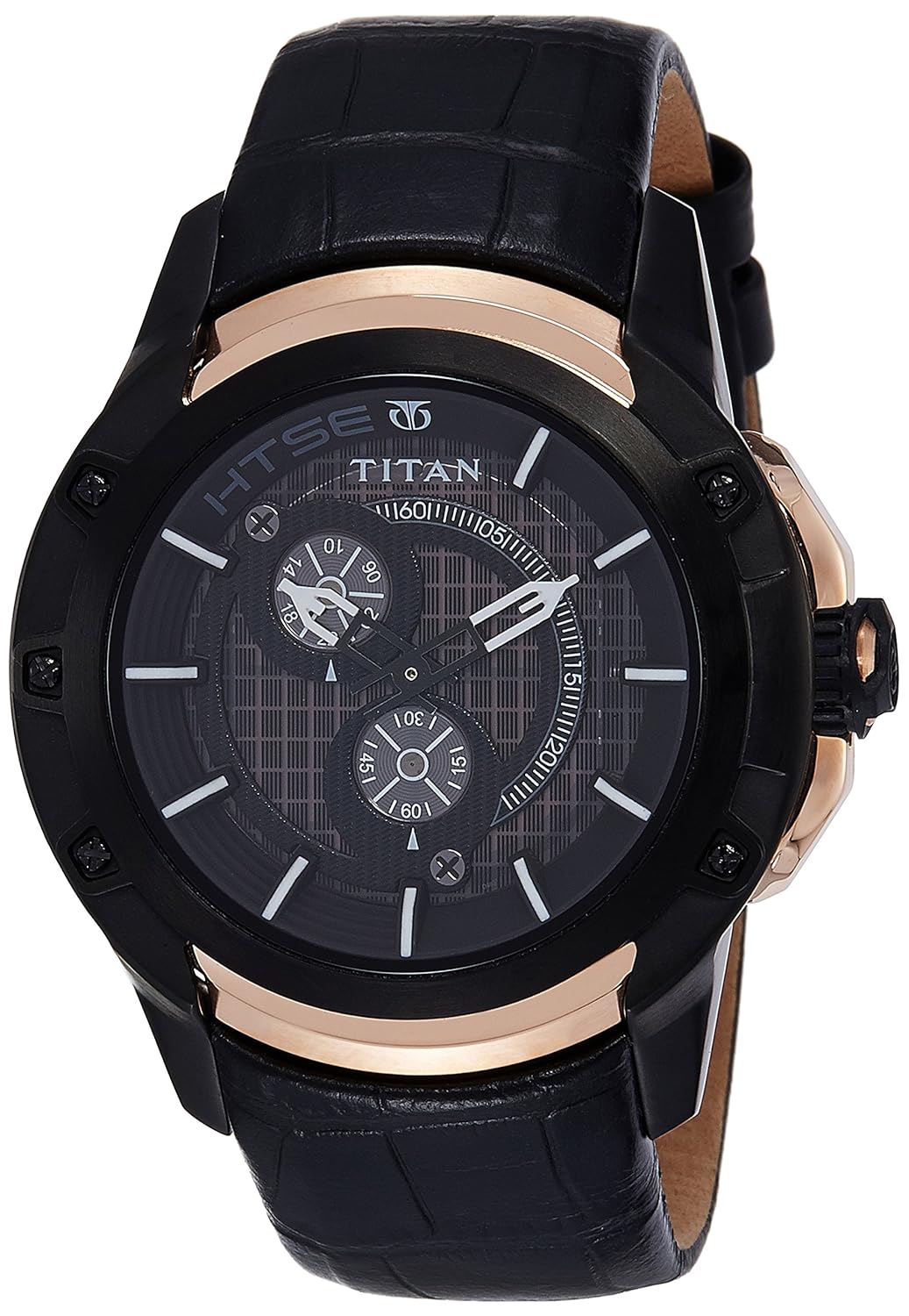 Buy Titan HTSE Analog Black Dial Men's Watch - NH1540KL01 / NH1540KL01 ...