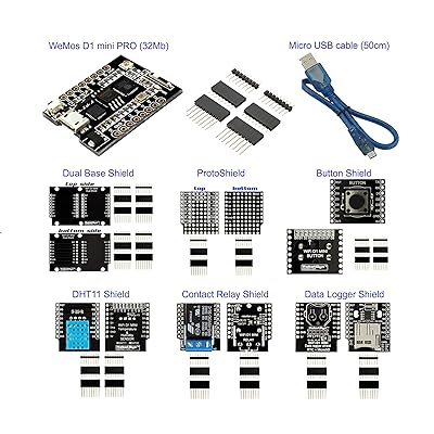 Buy RobotDyn - IoT KIT 1 - WeMos D1 Mini PRO ESP8266 32Mb Flash, with ...
