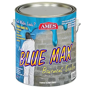 Ames Blue Max Rubber Paint Translucent Blue 1 Gl: Amazon.co.uk: DIY & Tools
