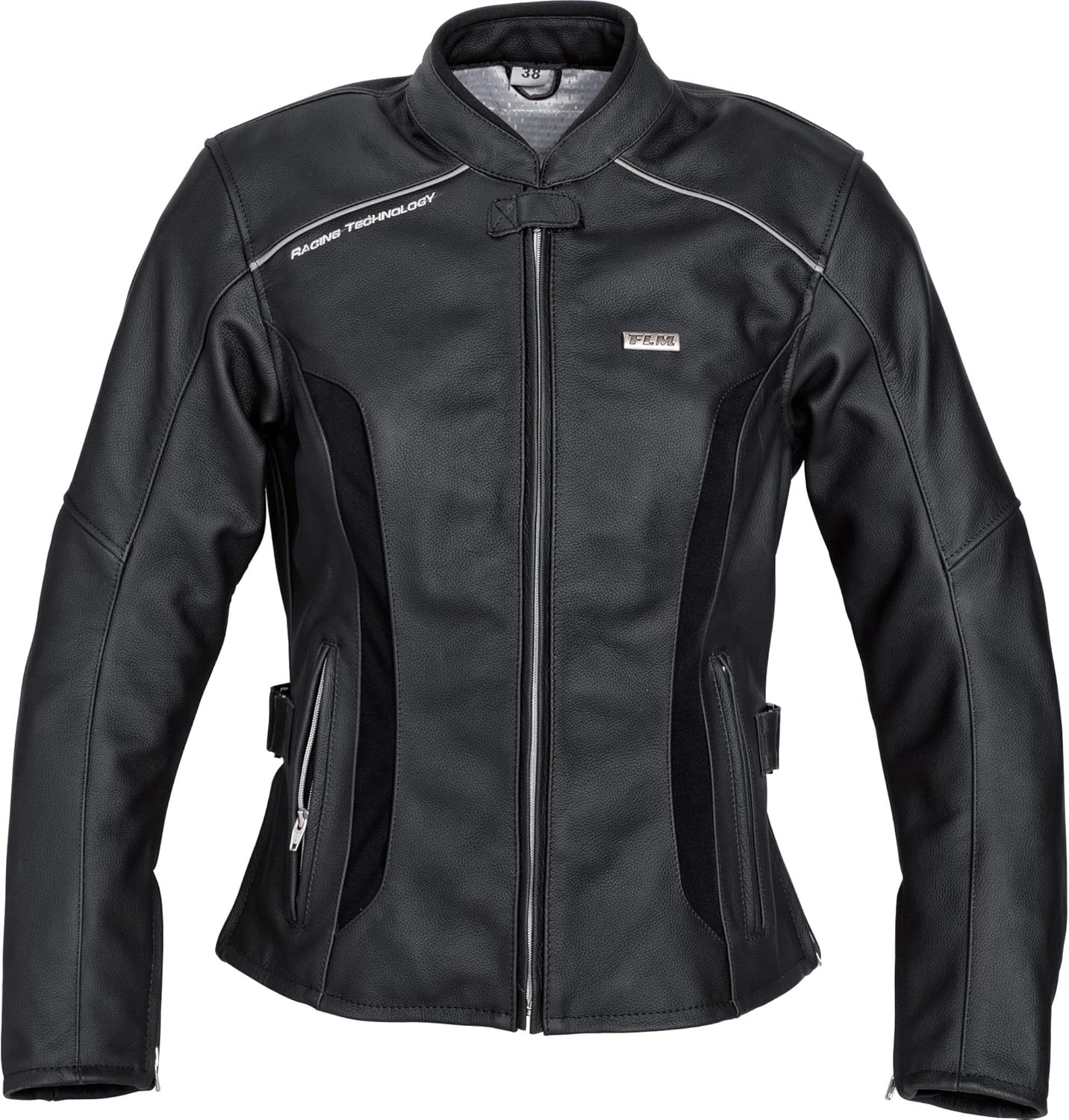 FLM Kombijacke Lederkombi Motorradjacke m. Protektoren Sports Damen ...