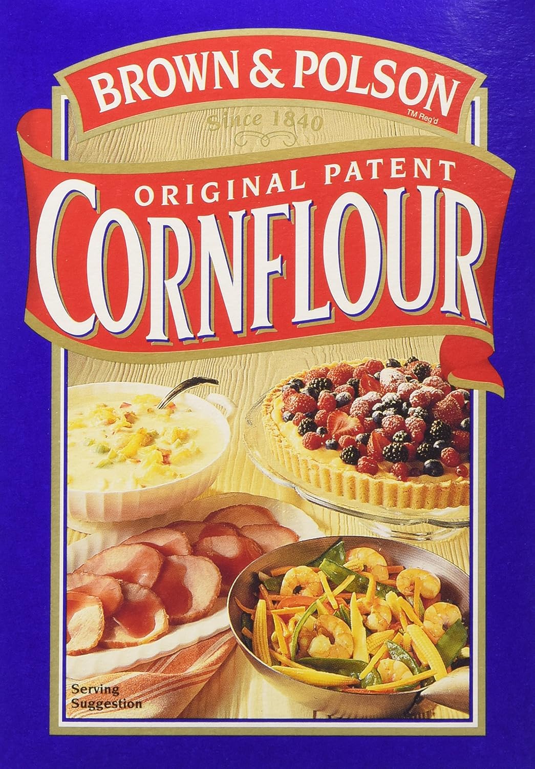 Brown & Polson 25341 Original Patent Cornflour 250 g (Pack of 12 ...