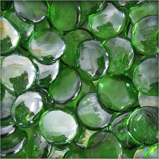 1 kg Glasnuggets Glassteine Muggelsteine Mosaiksteine Tischdeko 25 - 30 ...