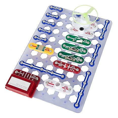 Buy Hey! Play! Kids Circuit Board Building Kit- Electronic STEM Toy ...