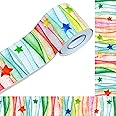 Amazon.com: 60 Feet Bulletin Board Borders, Watercolor Straight Rolled ...