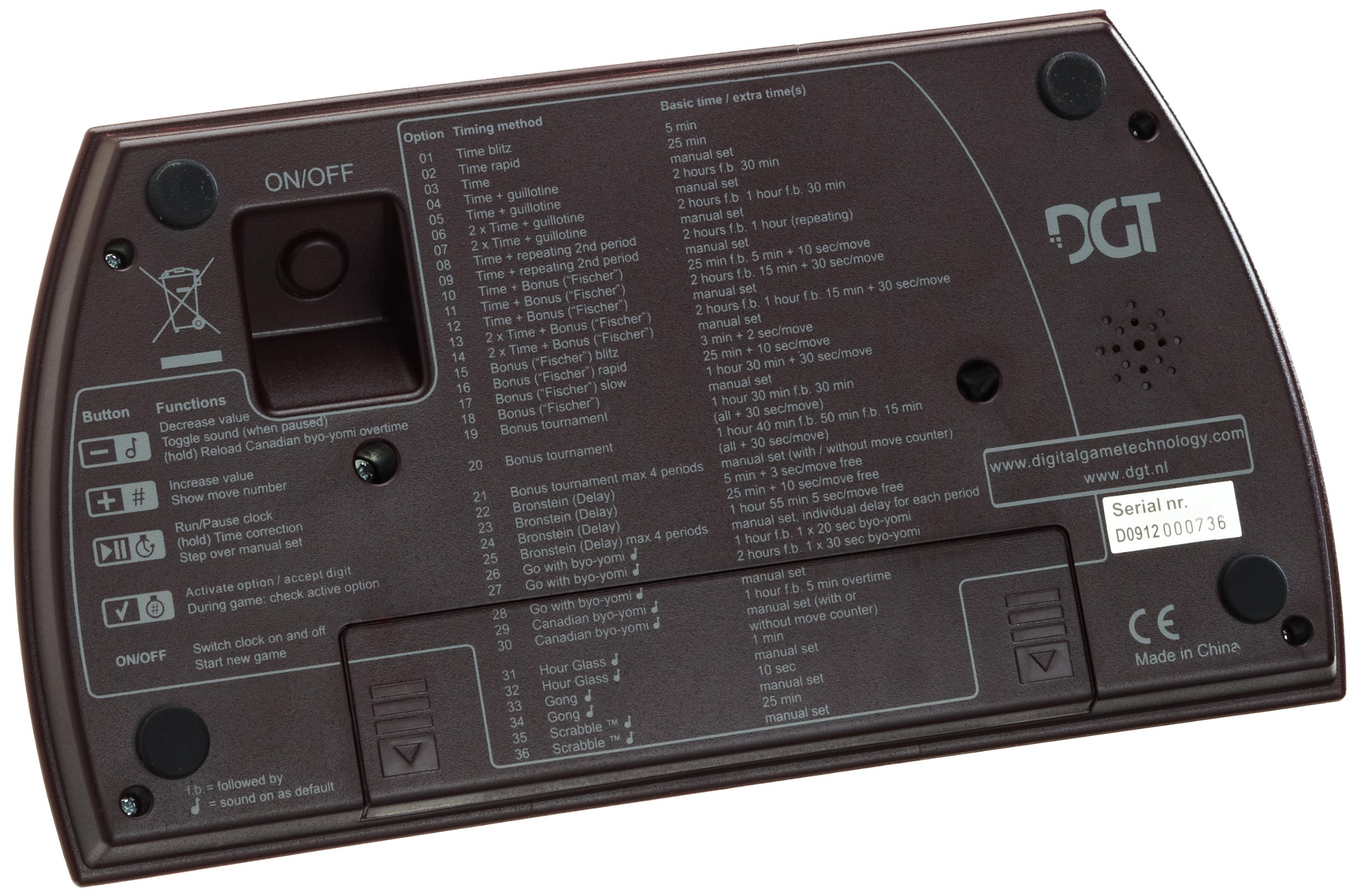 Mua DGT XL Digital Chess Clock - Red trên Amazon Nhật chính hãng 2025 ...
