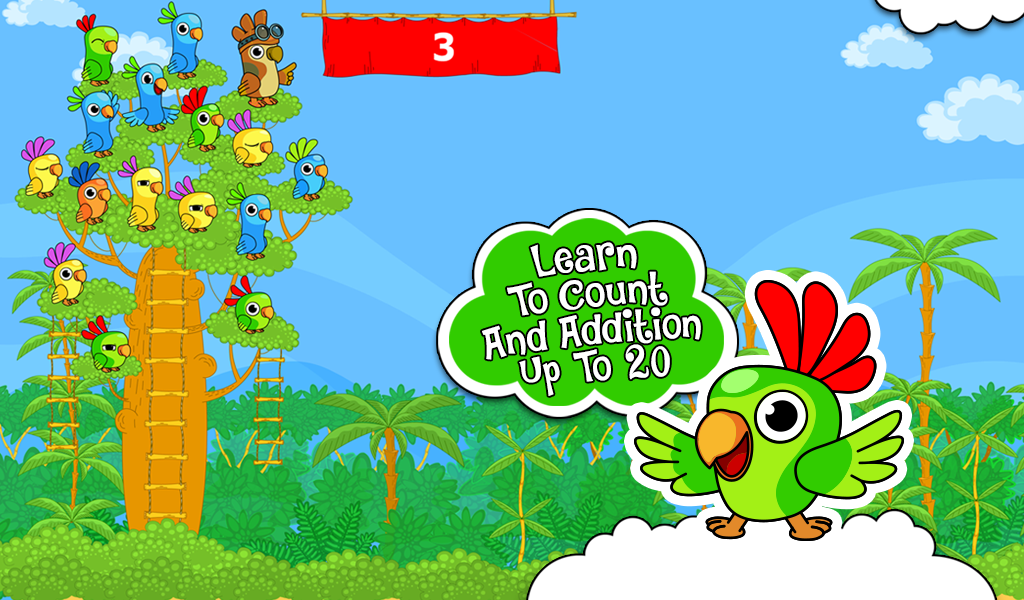Counting Parrots 1 - Fun math game for kids:Amazon.de:Appstore for Android