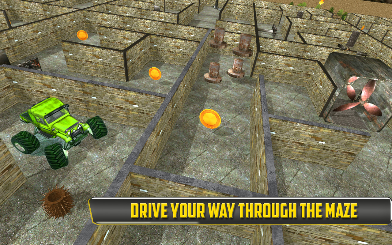 Monster Truck Maze path Finder: 3D Adventure Game:Amazon.com:Appstore ...