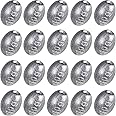 Amazon.com : Sumind 20 Pieces Egg Sinkers Fishing Bass Weights Drop Egg Sinker Fishing Bottom ...