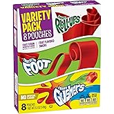 Amazon.com : Fruit Roll-Ups, Fruit by the Foot, Gushers Snacks Variety ...