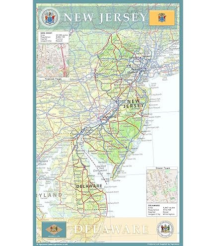 New Jersey County Map With Zip Codes