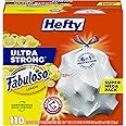 Amazon.com: Hefty Ultra Strong Tall Kitchen Trash Bags, Fabuloso Lemon ...