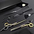 Amazon.com : Hair Cutting Scissors, 10 in 1 Professional Hair Shears Set with 6.7” Stainless ...