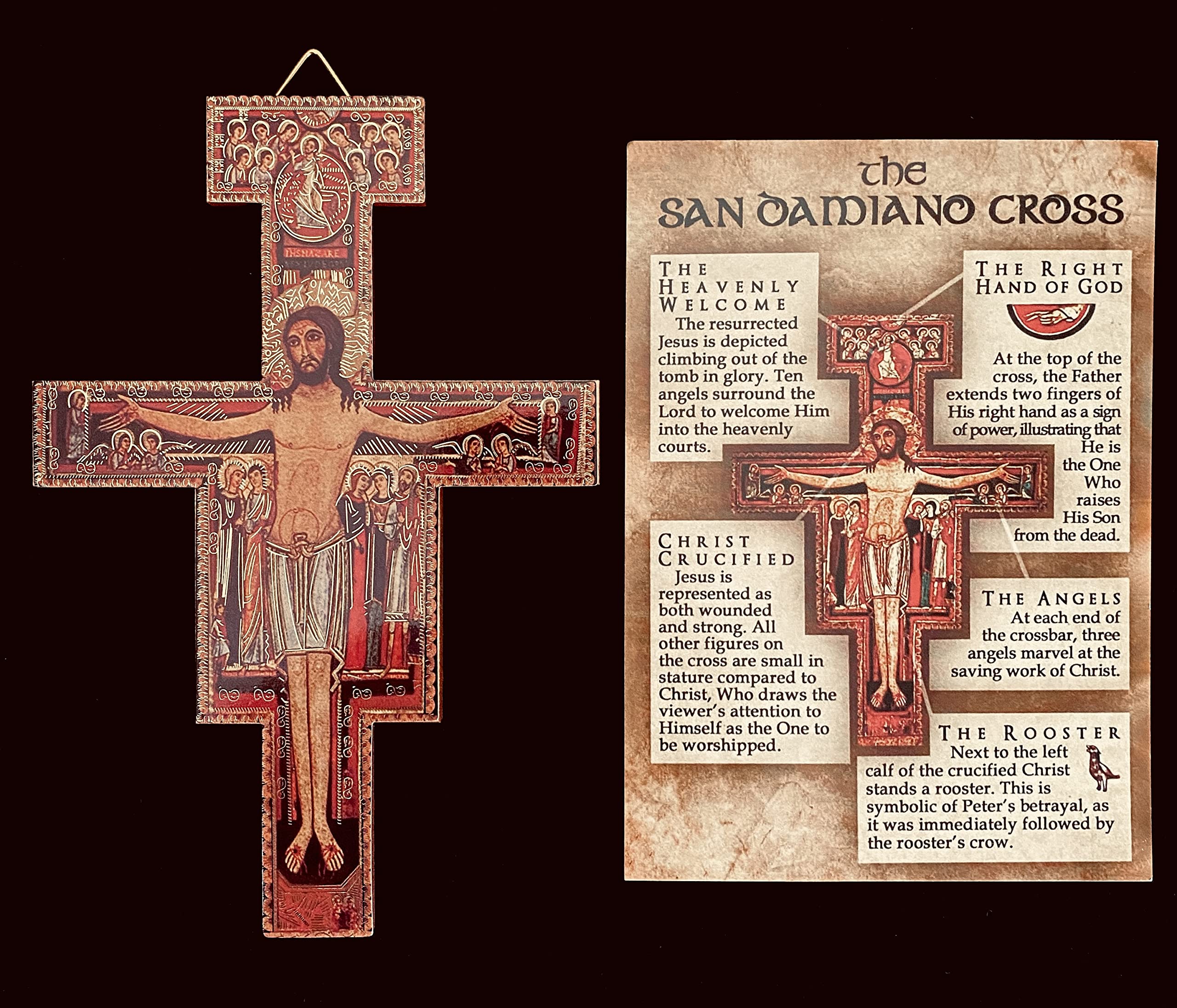 Mua Desiderata Gallery Olive Wood, San Damiano, St. Francis of Assisi Tau Crucifix Wall Cross ...