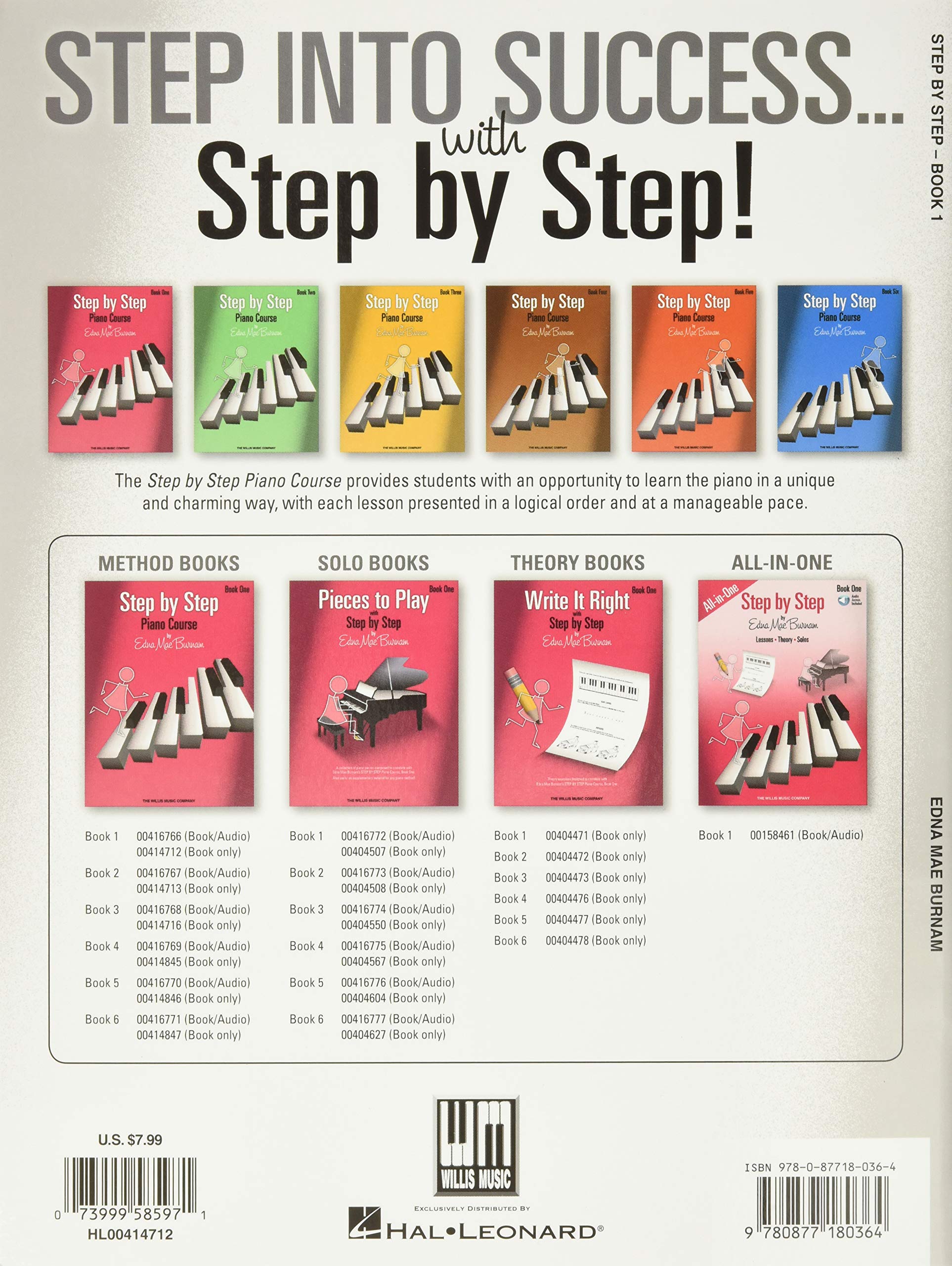 Mua Step by Step Piano Course - Book 1 (Step by Step (Hal Leonard ...