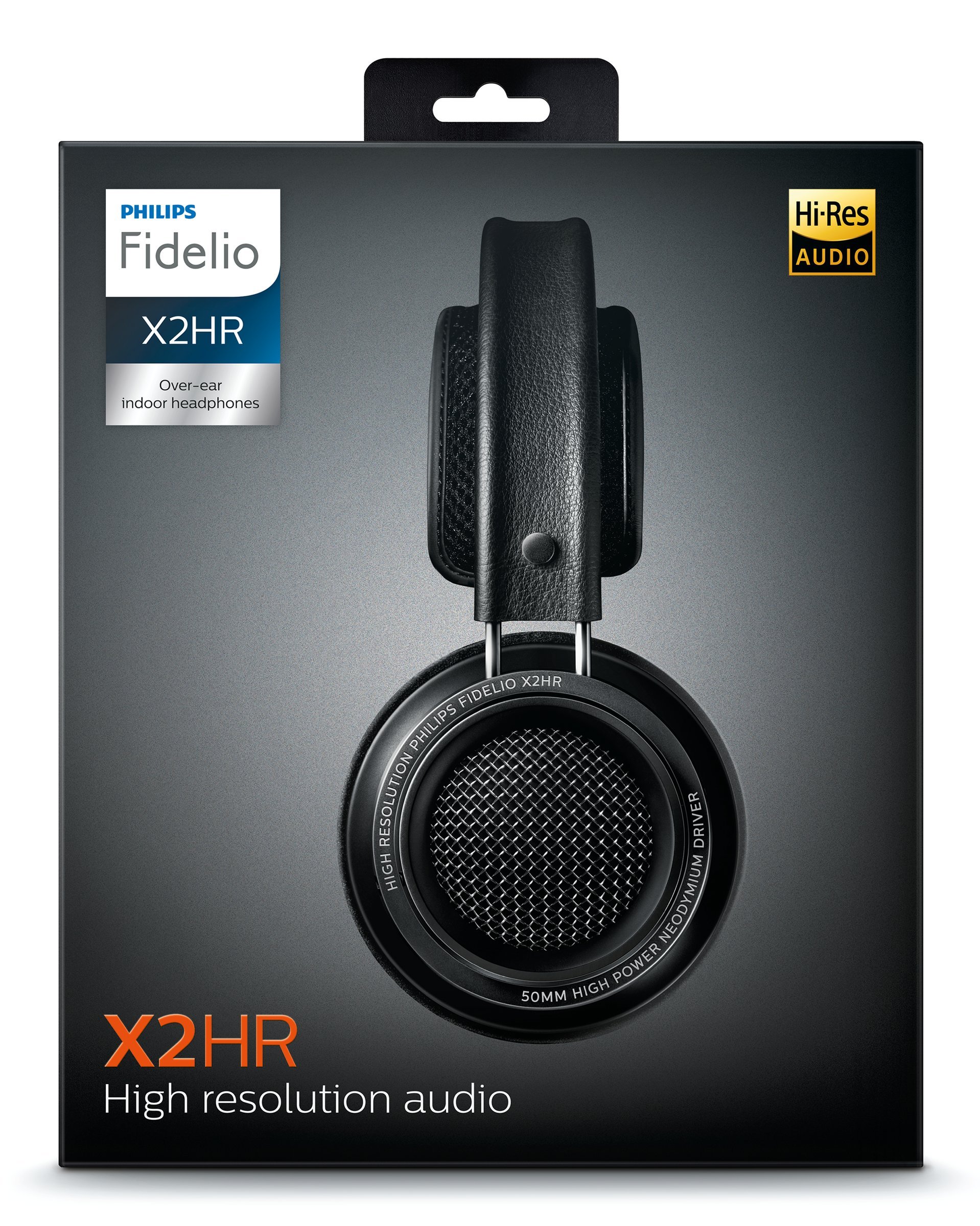 Philips X2HR Fidelio - Auriculares supraaurales, color negro
