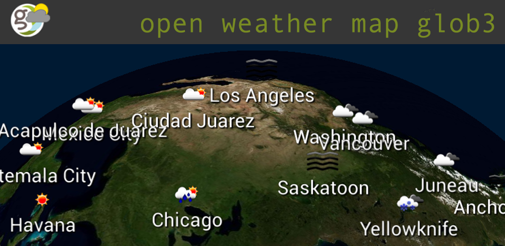 Open Weather Map 3d globe : Amazon.es: Apps y Juegos