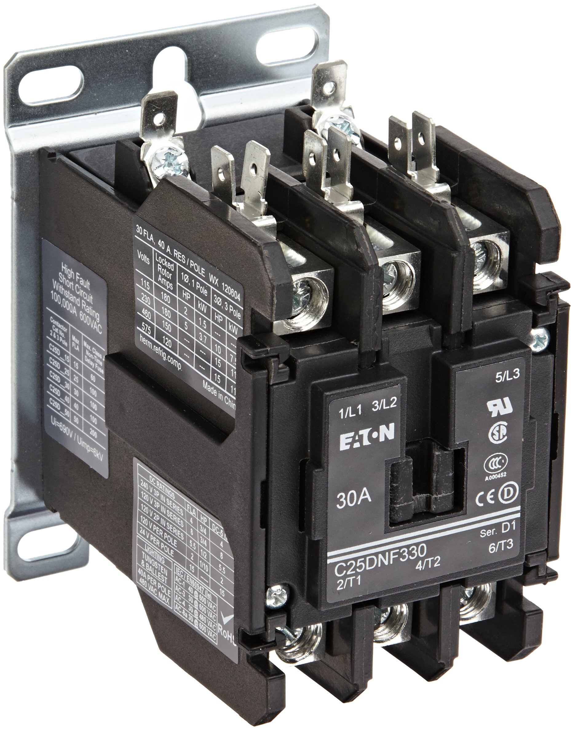 Mua Eaton C25DNF330A Definite Purpose Contactor, 50mm, 3 Poles, Box ...