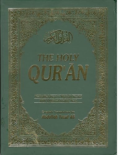 The Holy Qur'an: Roman Transliteration, with orginal Arabic Text and ...