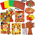 Amazon.com: Winlyn 12 Sets Fall Craft Kits Fall Thanksgiving Picture ...