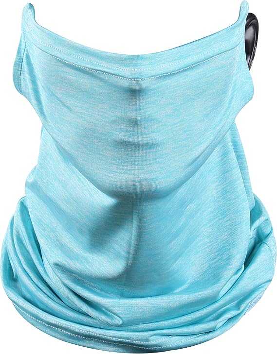 Amazon.com: JPGO Summer Face Scarf for Men, Blue Cooling Face Scarf ...