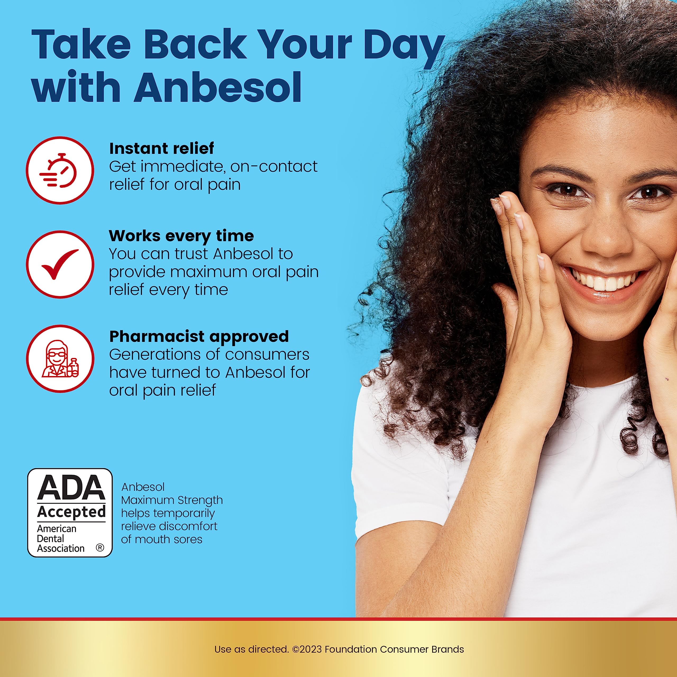 Mua Anbesol Maximum Strength Oral Pain Relief Gel, Instant Pain Relief ...