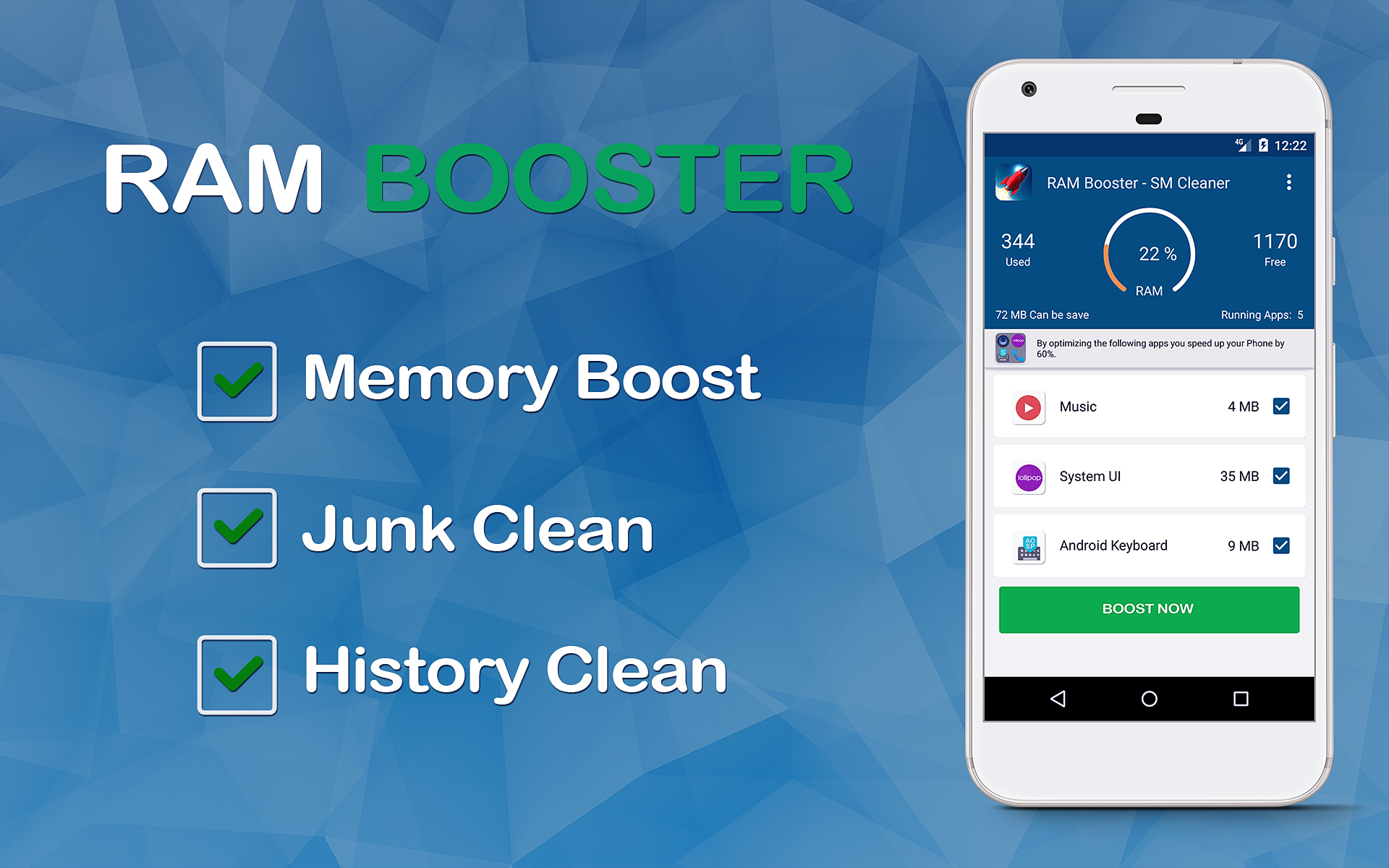 RAM Booster - Super Memory Cleaner:Amazon.com:Appstore for Android