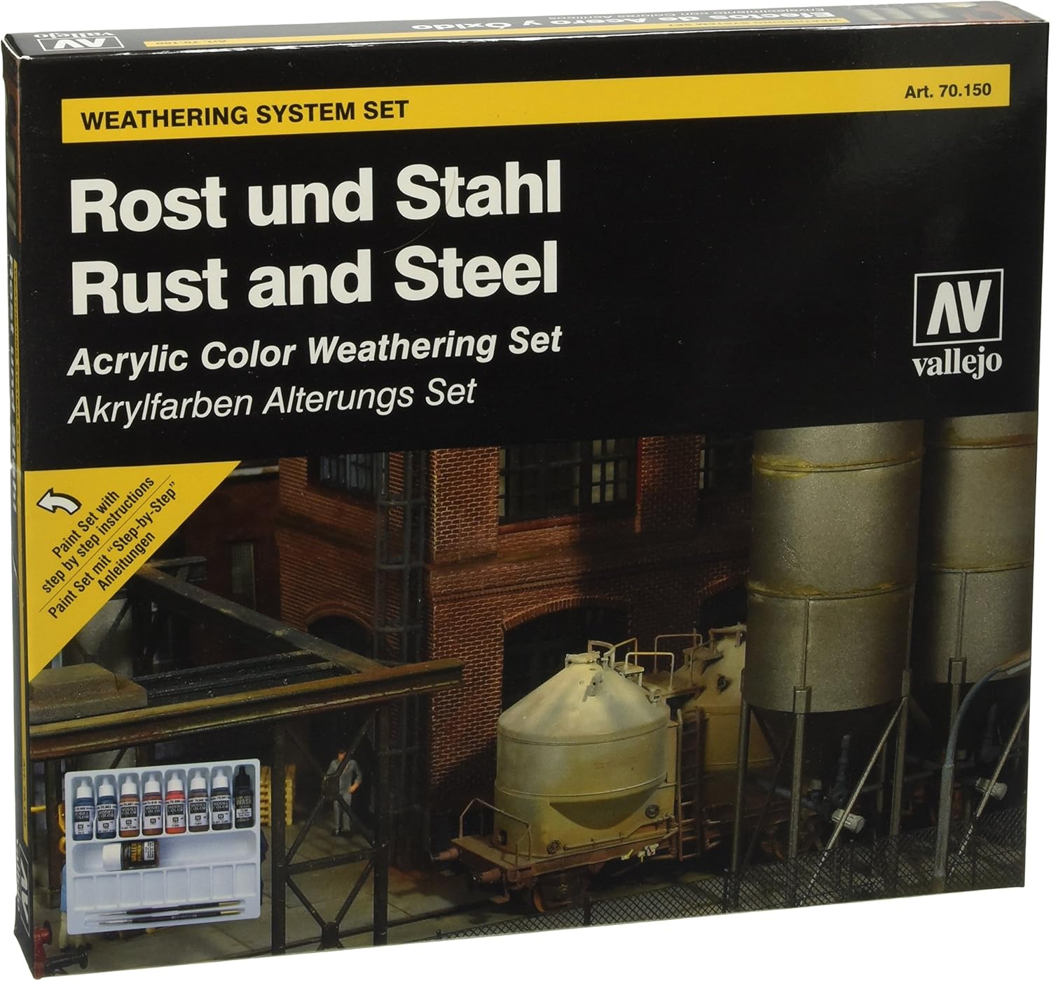 Vallejo Rust and Steel Effects Weathering Set, Paints - Amazon Canada