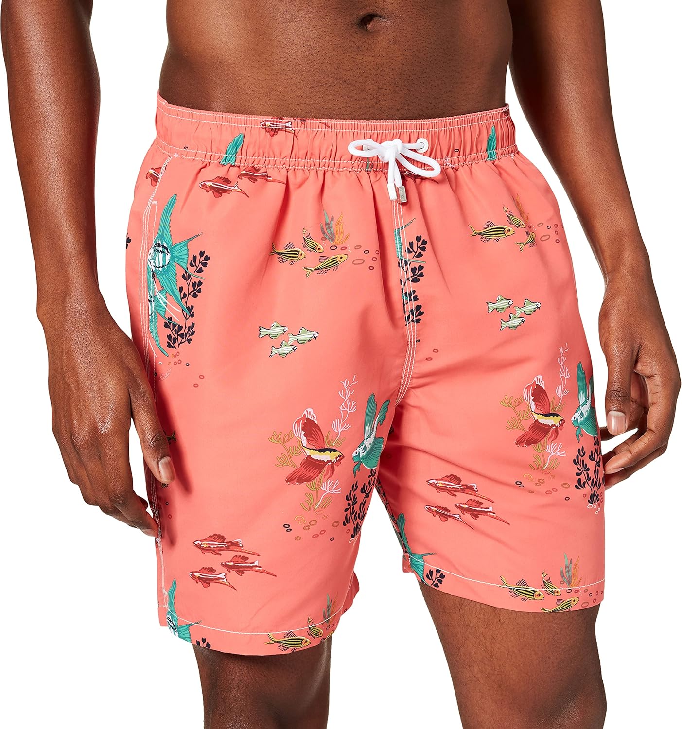 Hackett London Men's Coral Fish Swim Trunks: Amazon.co.uk: Clothing