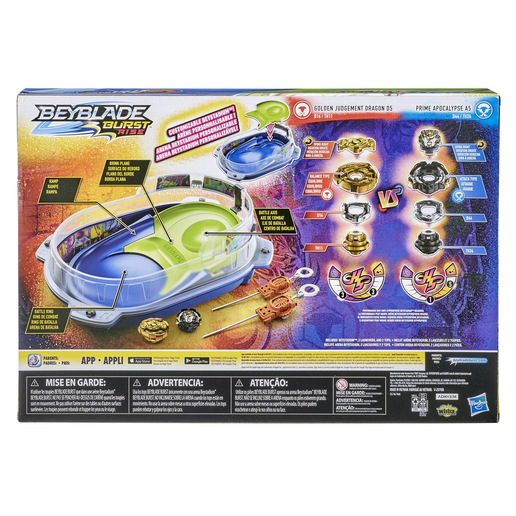 Mua Beyblade Burst Rise Hypersphere Vortex Climb Battle Set - Complete ...