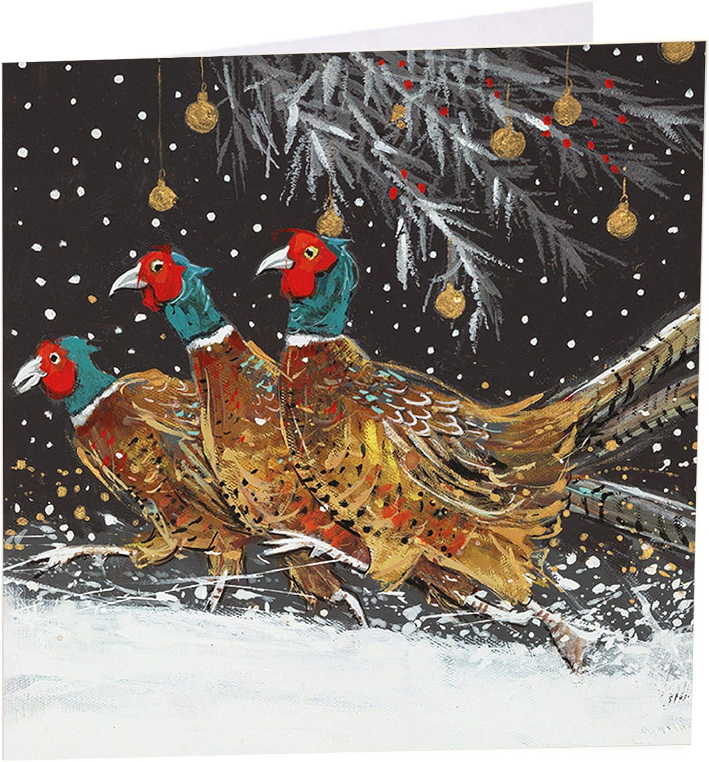 Art Beat Pheasant Christmas Cards - Christmas Pheasants - Pack of 6 in ...