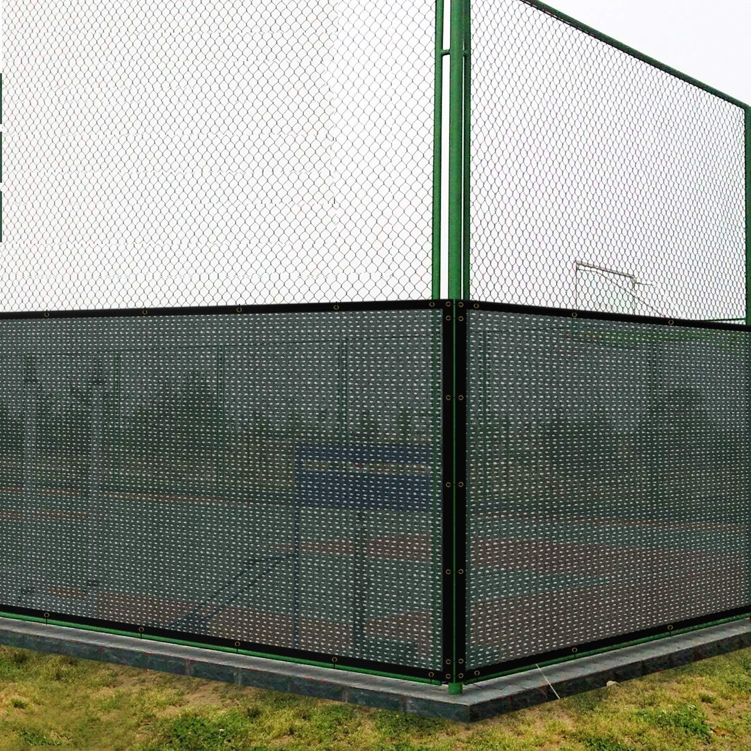 Amazon.com: Coarbor 2'x11' Vinyl Coated Polyester (PVC) Mesh Privacy ...