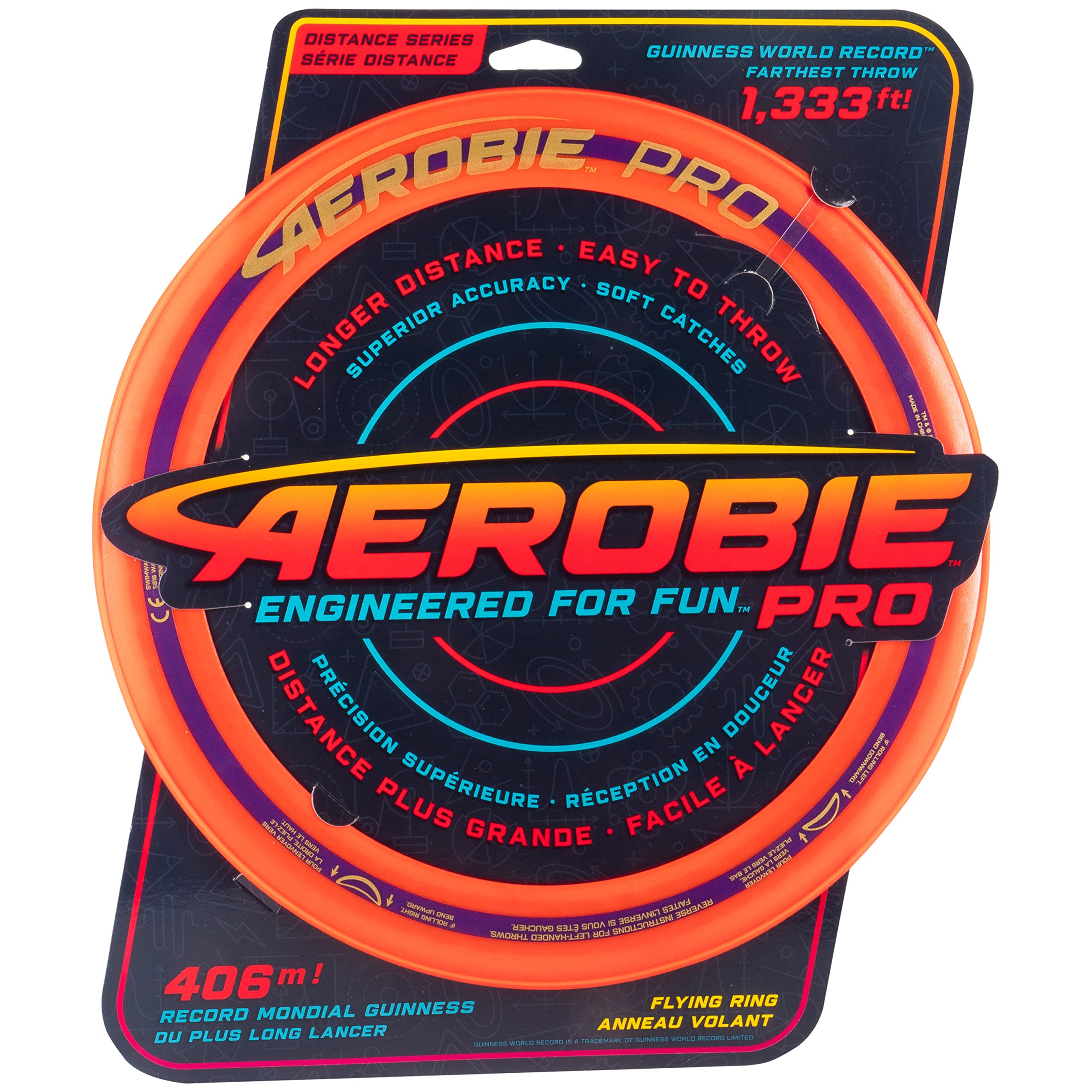 Aerobie Pro Ring Outdoor Flying Disc, 14 inches, Orange | Pricepulse