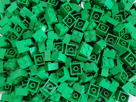 LEGO Bricks: Green 2x2. Part 3003 (X 50): Amazon.co.uk: Toys & Games