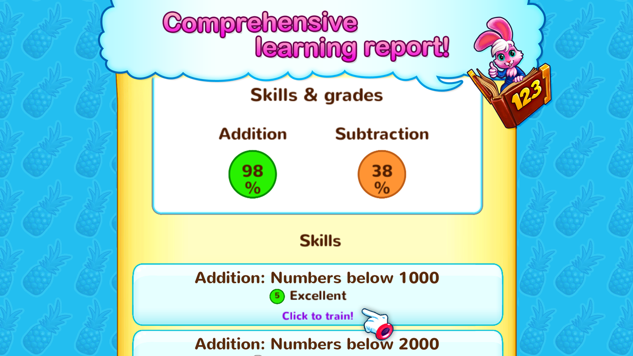 Amazon.com: Wonder Bunny Math Race: 3rd Grade Advanced Learning App ...