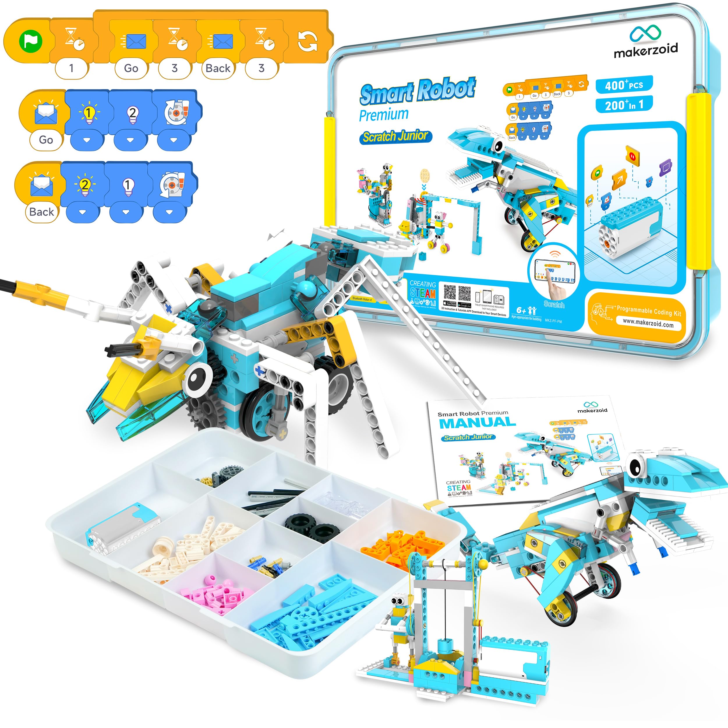 Mua 200-in-1 Scratch Jr Coding Robot Kit - STEM Smart Robot Premium ...