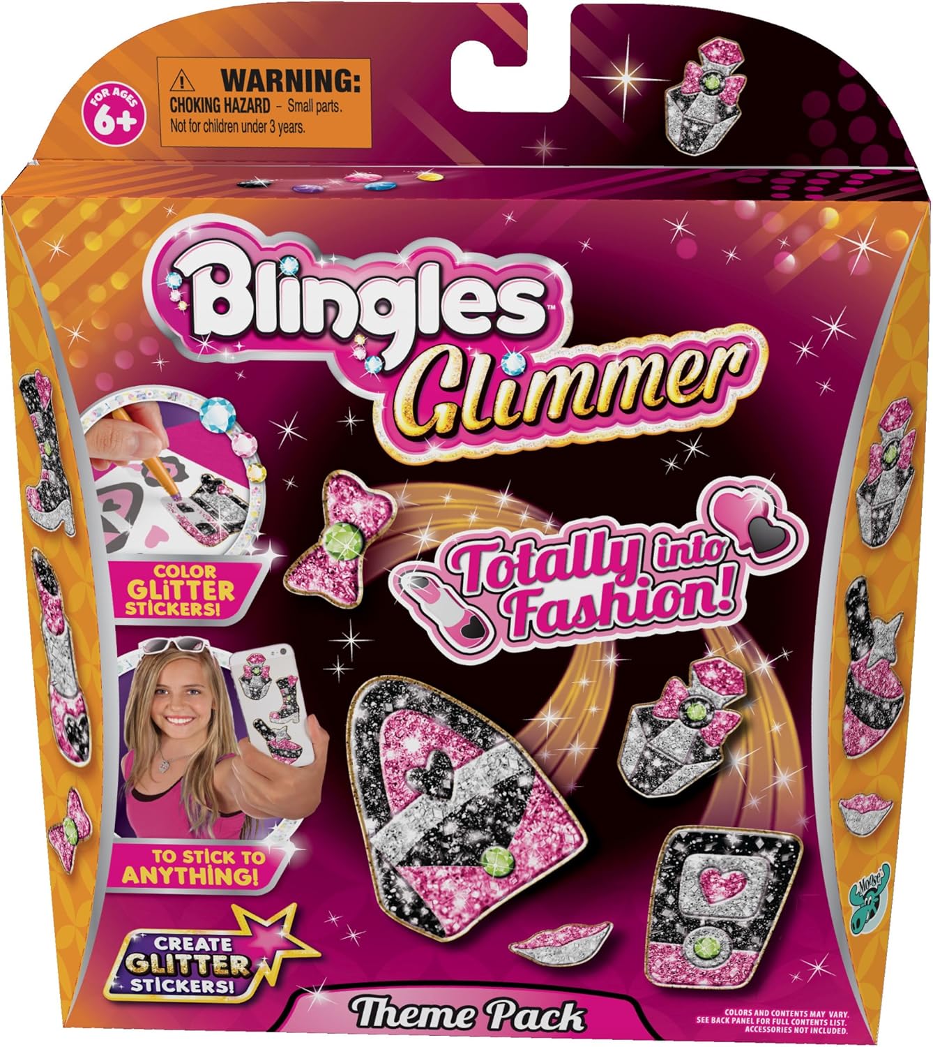Blingles Toy - Glimmer Theme Pack - Totally into Fashion - Create ...
