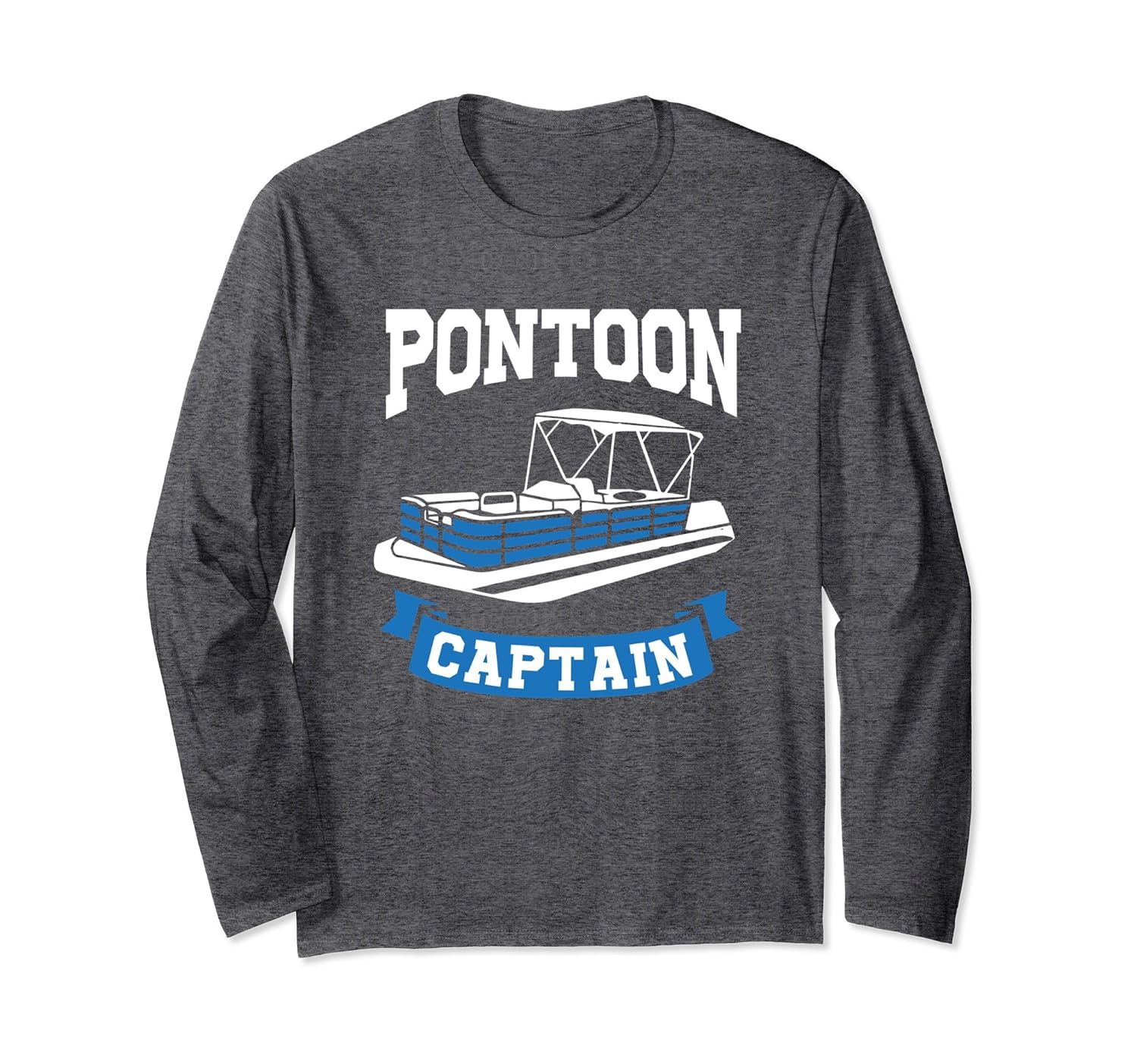 Pontoon Captain Long Sleeve Shirt Family Pleasure Boat-ln – Lntee