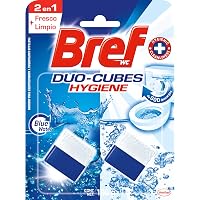 Pastillas limpiadoras para inodoro Bref Duo-Cubes Hygiene 2 en 1 ...
