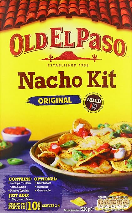 Old El Paso Original Cheesy Baked Nacho Kit 520g (Pack of 7): Amazon.co ...
