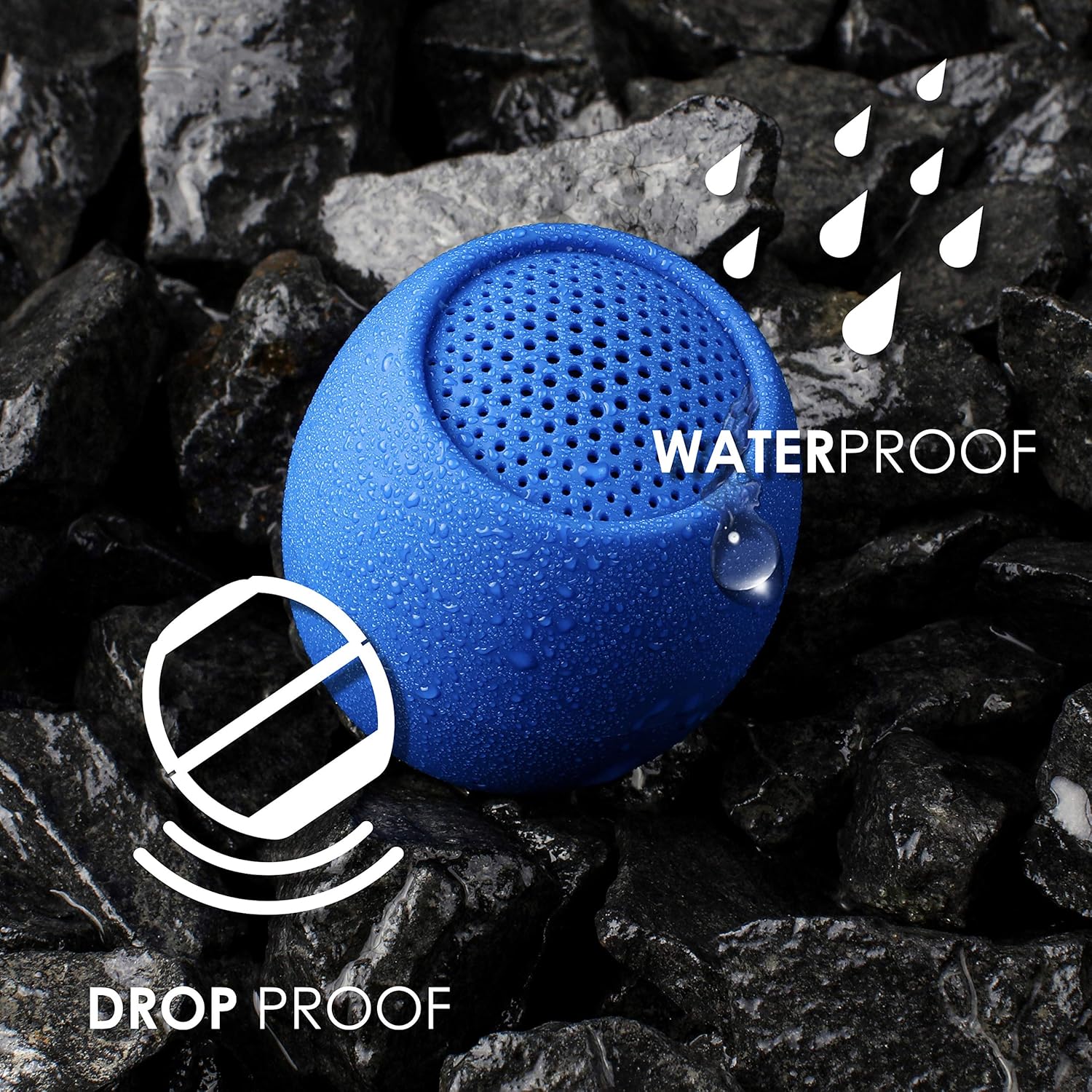 Boompods Zero Bluetooth Speaker – Powerful Waterproof Mini Speakers with Dual Pairing Option ...