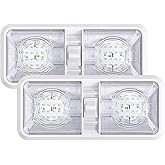 Amazon.com: Leisure LED 2 Pack RV LED Ceiling Double Dome Light Fixture ...