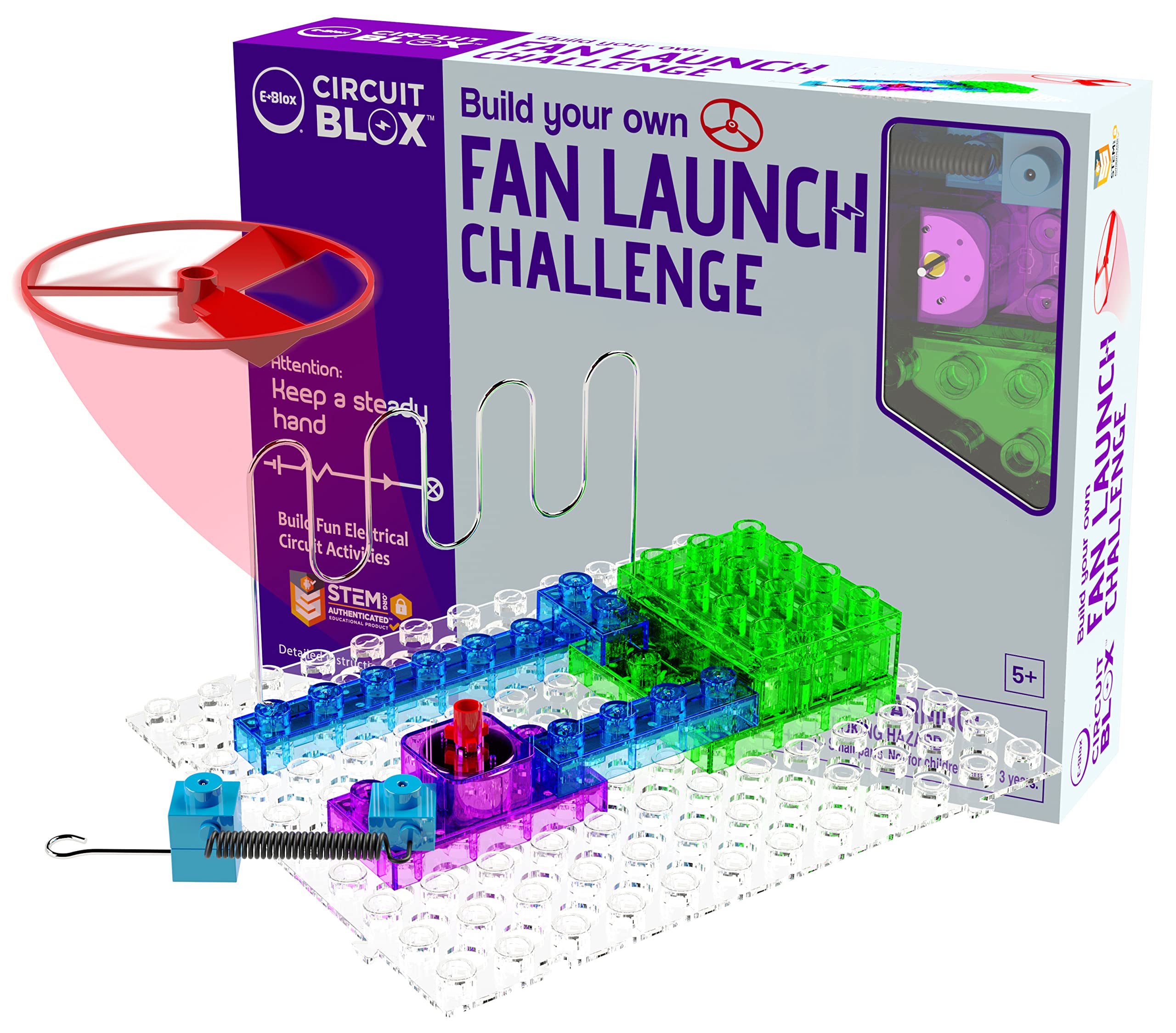 Mua Building Blocks Circuit Kit, Build Your Own Fan Launch Wire Maze ...