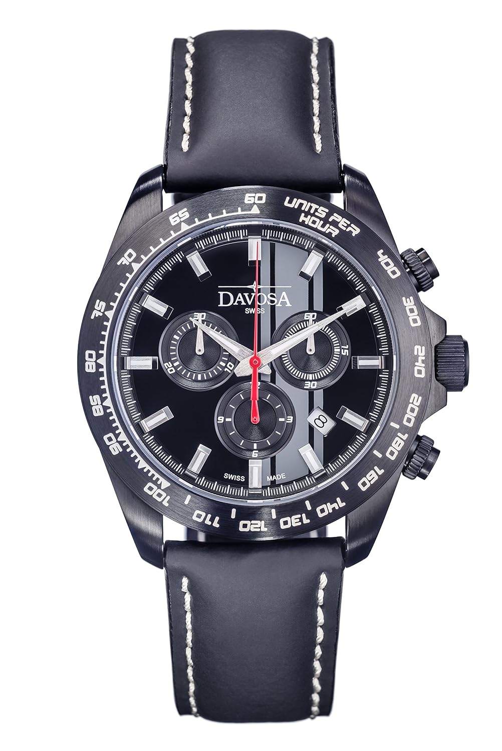 Davosa Speedline TX Chrono Men's Quartz Watch with Black Dial ...