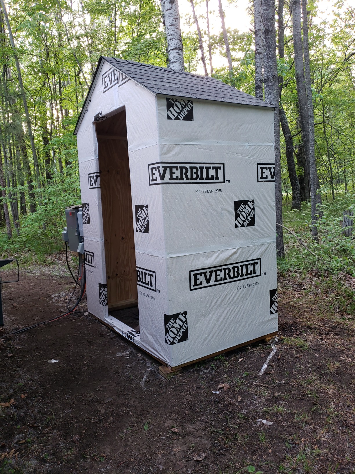 $13/mo - Finance 2x4basics 90192MI Custom Shed Kit with Peak Roof, 2x4 ...